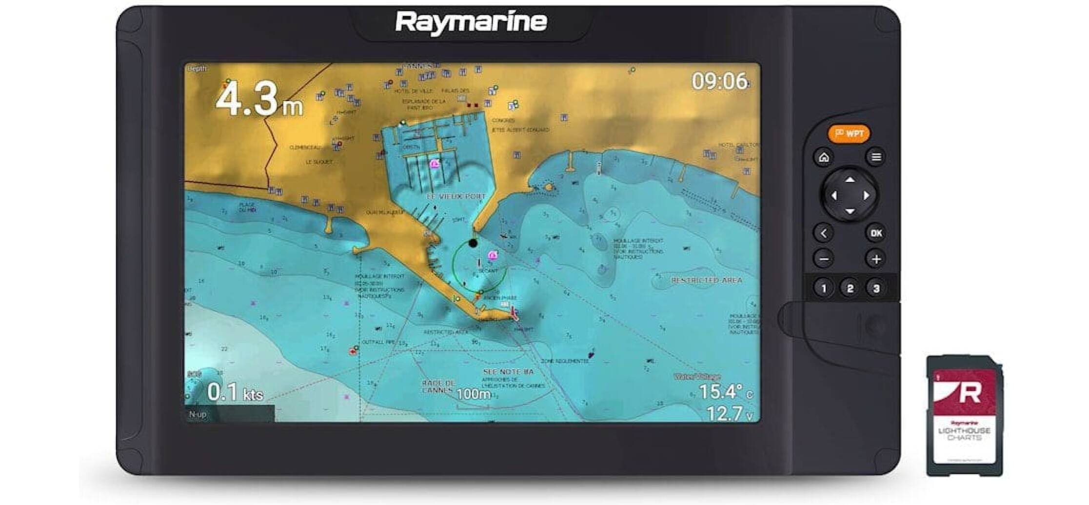 Raymarine Element 12 HV kombienhet + HV-100 givare + karta över ...